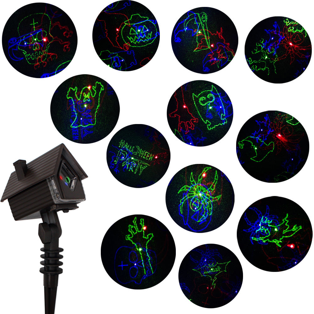 SL-50 Slide Show - 9 Slides - 135 patterns RGB Laser Light | 2nd GEN ...