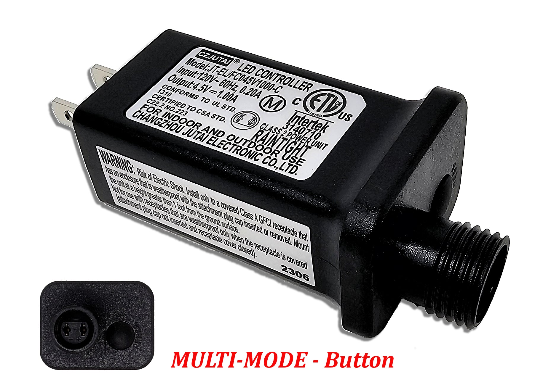 CZJUTAI 4.5 volt 1.00A LED Controller Class 2 Power Supply JT-EL/FC045 ...