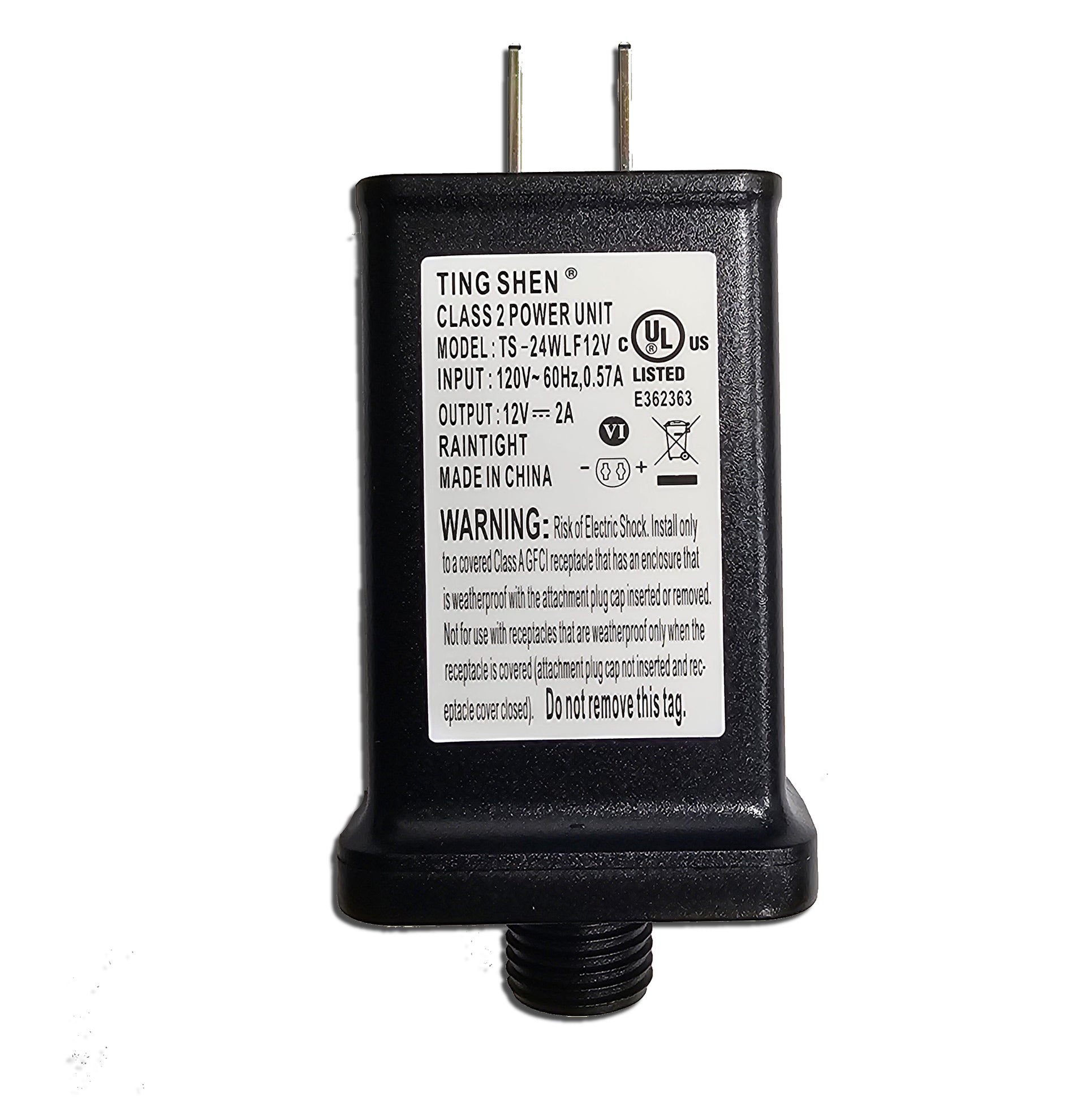Replacement Power Adapter TING SHEN TS-24WLF12V – Spectrum Laser Lights