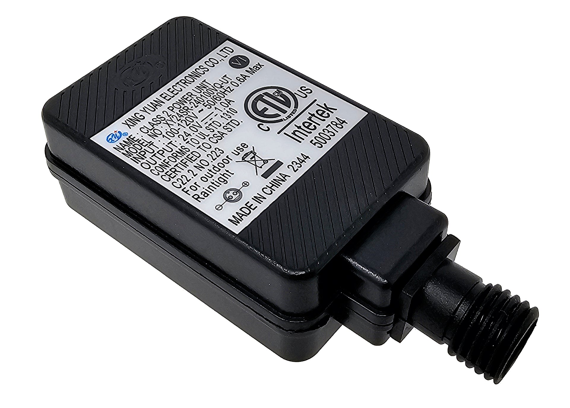 Xing Yuan 24V 1.0A Power Adapter Connection TIP A | INTERTEK 5003784 X ...