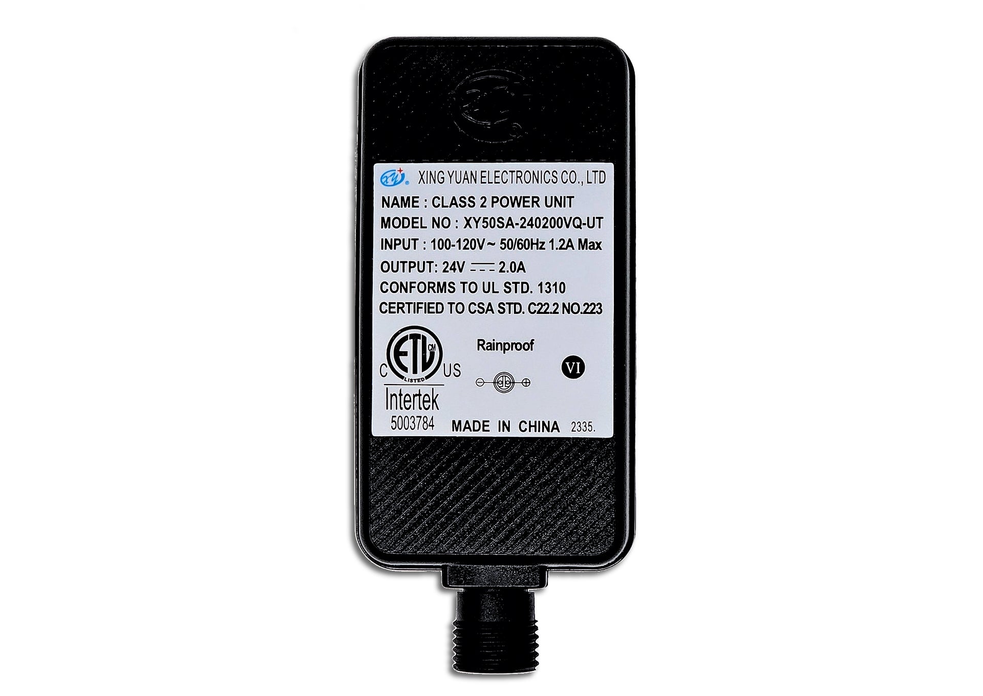 Xing Yuan 24V 2.0A XY50SA-240200VQ-UT Power Adapter Connection TIP B ...