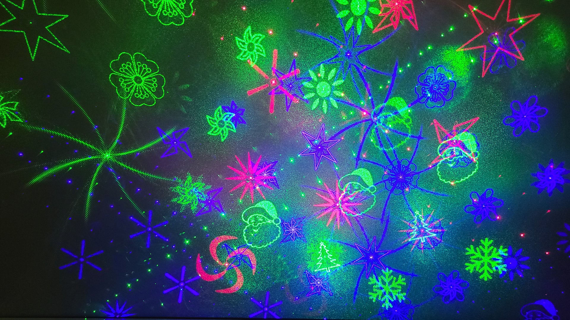 SL-36 - Yule Light - Multi-Pattern Red, Green Blue Laser Light | 3rd G ...