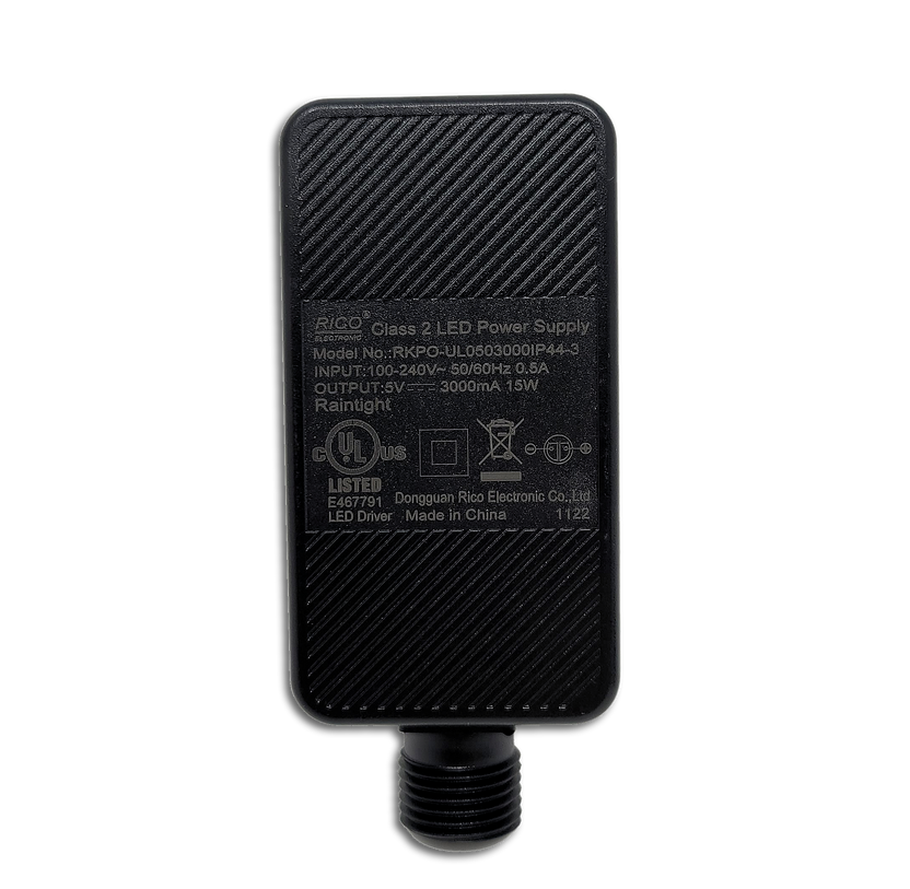 Dongguan RICO Electronic - Power Supply 5v 3000mA RKPO-UL0503000IP44-3 ...