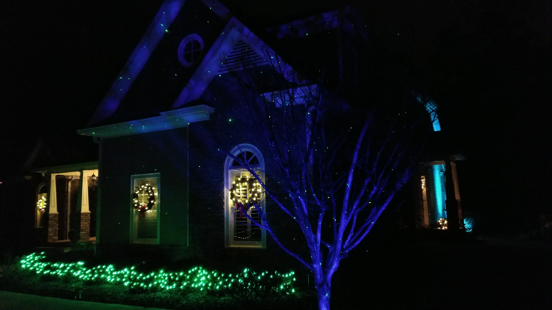 SL-43 - 3 Pack - Blue Galaxy | Green Laser Christmas Light with Blueto ...