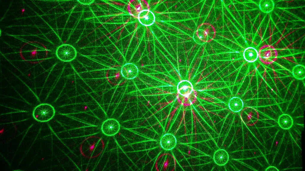 SL-34 - RGB Moving 8 Flower Garden Pattern Laser Light Projector | 2nd ...